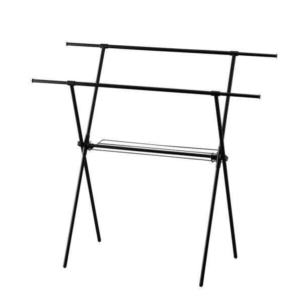 在庫状況：お取り寄せ/お届け：約2週間/※画像はイメージです。◆スタイリッシュなデザインでインテリアに馴染む室内物干しです。◆伸縮パイプを伸ばすことで、干せる量を増やせます。◆省スペースでもたくさん干すことができます。・組立：組立式/[ST...