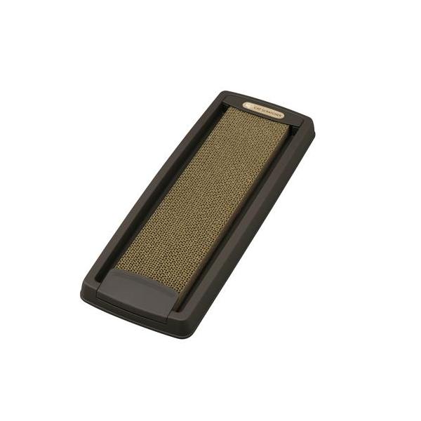 在庫状況：お取り寄せ/7日〜10日で出荷/※仕様やパッケージは、リニューアルなどの理由で変更になっている場合がございます。予めご了承下さい。◆猫がのびのび爪とぎできる、置き場所をとらないスリムタイプの爪とぎです。◆片端をツメ付きバックルで押...