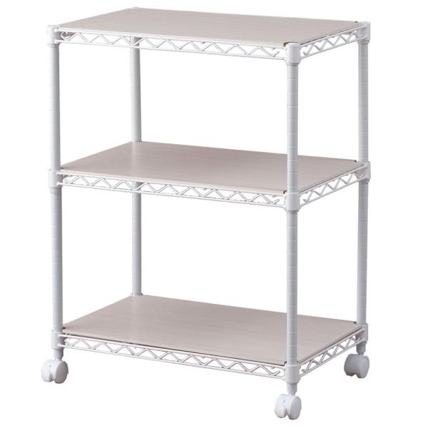 在庫状況：お取り寄せ/7日〜10日で出荷/※画像はイメージです。◆裏返すだけでお部屋のイメージが変わるウッドボード付きのカラーメタルラックです。◆ウッドボードはデザイン木目でお部屋にアクセントをプラスします。◆インテリアやお部屋の雰囲気に合...