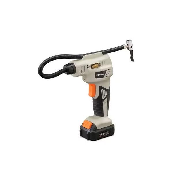 在庫状況：お取り寄せ/7日〜10日で出荷/※USB充電器は付属していません。※市販の5V3A以上のUSB充電器(PSE適合品)を使用してください。◆どこでも使えるコードレスタイプで、電動ですばやく空気を注入できる充電式エアコンプレッサです。...