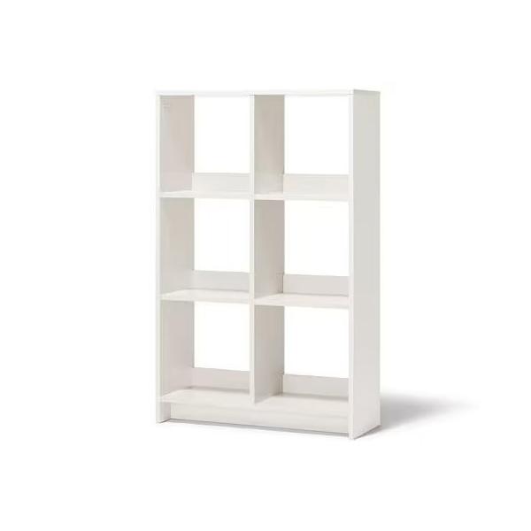 在庫状況：お取り寄せ/お届け：2〜3週間/◆収納ラックやディスプレイラックとして使用できるオープンシェルフです。◆A4サイズが収納できます。◆ノートや雑誌も収まります。・組立方法：お客様組み立て/[WOS6ホワイト]
