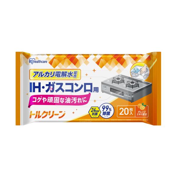 在庫状況：在庫僅少/◆※シートは水に溶けません。トイレ等には流さないでください。◆IH・ガスコンロ用◆オレンジエキス配合。コゲや頑固な油汚れもすっきり。◆サッと拭き取り、キレイを守る。・シートサイズ(約)：幅20×奥行30cm・入数：20枚...