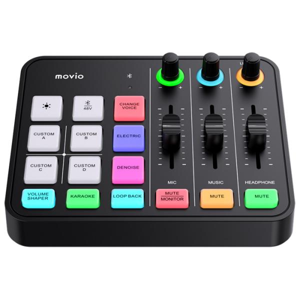 在庫状況：お取り寄せ/2025年07月 発売/◆初めてライブ配信を行う方にも使いやすいライブストリーミングミキサー◆Bluetooth、Type-C、LINE、MIC/INSTの豊富な入力端子を搭載しミキシングした音声を入力デバイスに送りま...