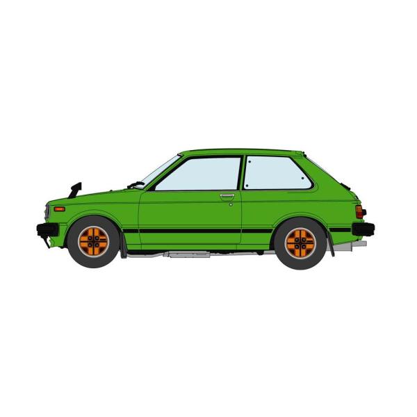 在庫状況：在庫僅少/2025年06月 発売/※画像はイメージです。実際の商品とは異なる場合がございます。ハセガワ 1/24 トヨタ スターレット KP61 SE (3ドア)中期型(1980)です。