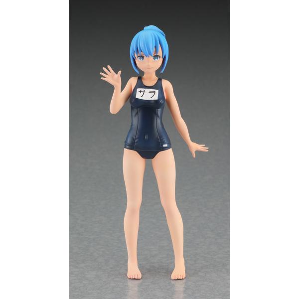 在庫状況：お取り寄せ/2021年09月 発売/※画像はイメージです。実際の商品とは異なる場合がございます。ハセガワ 1/12 たまごガールズ コレクション No.19"舞雪サラ"(スクール水着)です。