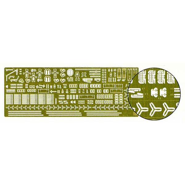在庫状況：お取り寄せ/2008年10月 発売/※画像はイメージです。実際の商品とは異なる場合がございます。艦載艇用架台・艦載艇用ディティールアップパーツ。艦載機用プロペラ、零戦用内側主脚カバー、着艦用制動索など。エッチングサイズ(281.6...