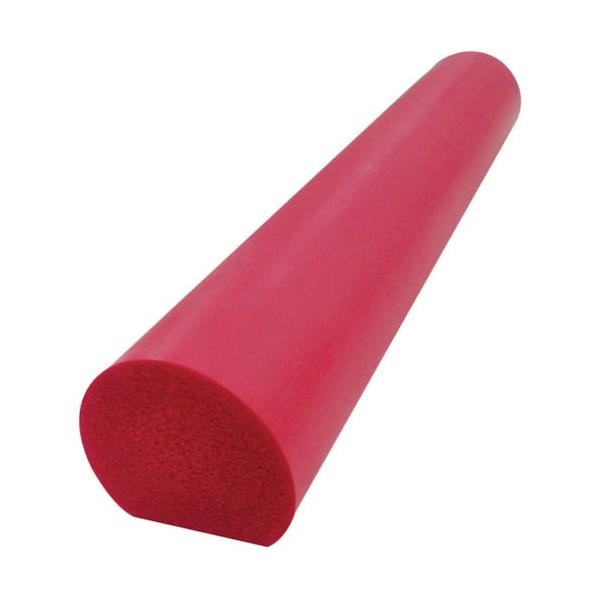 在庫状況：お取り寄せ/取引先在庫あり3日〜5日で出荷/※画像はイメージです。※この商品は 安心クッション かまぼこ型 レッド です。◆クッション性、耐摩耗性に優れたクッション材です。◆強い衝撃の吸収材として。/[AC44カボイ]