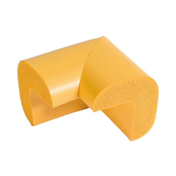 在庫状況：お取り寄せ/取引先在庫あり3日〜5日で出荷/※サイズ、重量に±10％の公差が生じることがあります。※画像はイメージです。※この商品は 安心クッション コーナー用 大 油面接着仕様 イエロー です。◆油を使用する環境に適した両面テー...