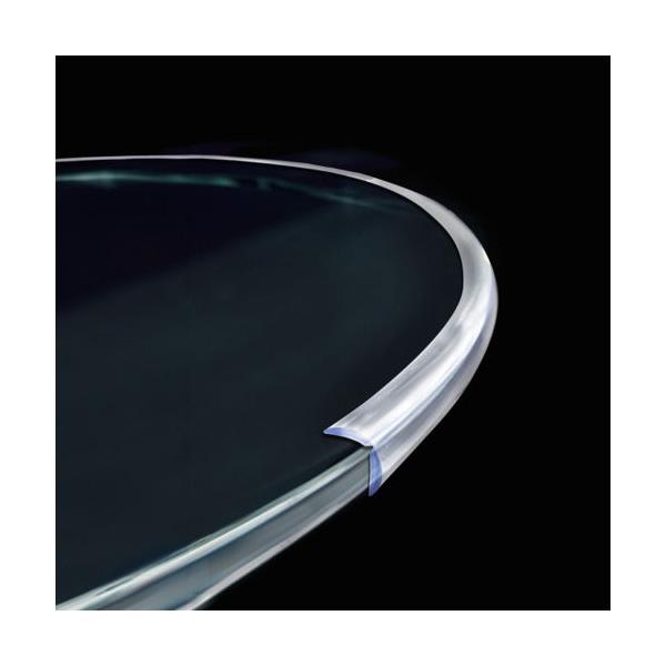 在庫状況：お取り寄せ/取引先在庫あり3日〜5日で出荷/※機種ごとの使用可能サイズは、各メーカーの指定に従ってください。※画像はイメージです。※この商品は コーナークッション 安心クッション2mクリア 極細 です。◆中央のくぼみを角に合わせ、...