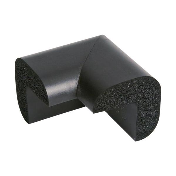 在庫状況：お取り寄せ/取引先在庫あり3日〜5日で出荷/※サイズ、重量に±10％の公差が生じることがあります。※画像はイメージです。※この商品は 安心クッション コーナー用 大 ブラック です。◆クッション性、耐摩耗性に優れたクッション材です...