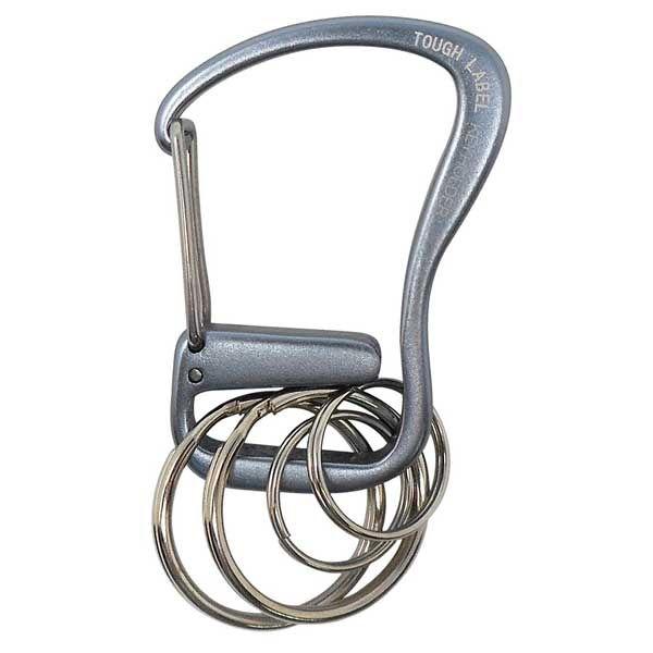 在庫状況：お取り寄せ/お届け：約1週間/◆カギやツールなど簡単に着脱できる便利なカラビナです。◆Wリングハズレ止め付きキーホルダー。カラビナを外す時に、Wリングが外れにくい設計。◆欲しい鍵だけ取り外せます。/[VEX201TOUGHLABEL]