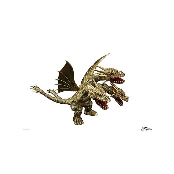 在庫状況：在庫あり/◆2024年03月 発売/※画像はイメージです。実際の商品とは異なる場合がございます。フジミ チビマルゴジラシリーズ No.401 キングギドラ (1991) 70周年記念バージョンです。