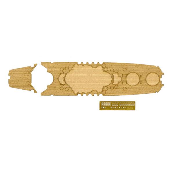 在庫状況：お取り寄せ/2026年02月 発売/※画像はイメージです。実際の商品とは異なる場合がございます。フジミ 1/700 艦NEXTシリーズNo.1 日本海軍戦艦 大和 専用木甲板シール(w/艦名プレート) です。