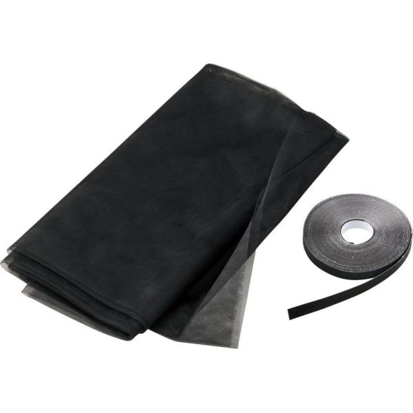 在庫状況：お取り寄せ/7日〜10日で出荷/※水に濡れると、面ファスナーテープがはがれやすくなりますので、風呂場など水のかかる恐れのある場所でのご使用はおやめください。面ファスナーテープを窓枠に貼って、網戸ネットをくっつけるだけで簡易網戸がつ...