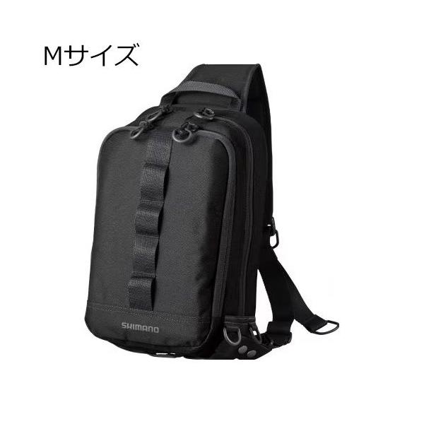 在庫状況：お取り寄せ/2021年03月 発売/◆片手ワンアクションでフィットする(EASY SLIDEベルト)◆左右どちらの肩からでも掛けられる新仕様◆大きく開く開口部(Mサイズ)・外寸：10×22×37.5cm/[491718シマノ]
