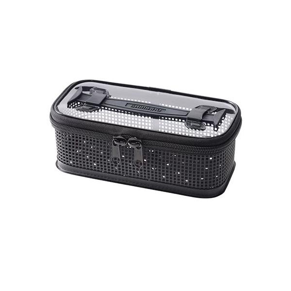 在庫状況：お取り寄せ/お届け：4月下旬以降/◆クリア蓋とメッシュで見やすい◆メッシュタイプでルアー等がそのまま洗える!・外寸：26×12×10cm/[536037シマノ]