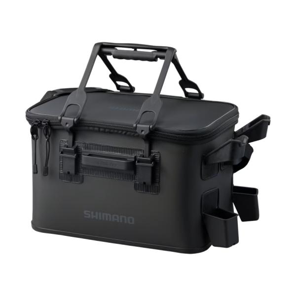 在庫状況：お取り寄せ/◆ガチットハンドル搭載、ロッドレスト2ヶ所タイプのタックルバッグ・本体外寸： 27.5×43×27.5cm・重量：2kg/[875549シマノ]