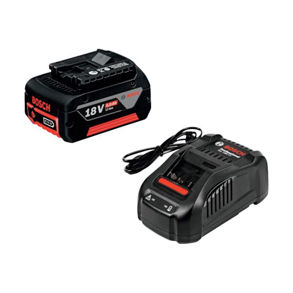 在庫状況：お取り寄せ/取引先在庫あり3日〜5日で出荷/◆高容量18V5.0AhバッテリーA1850LIB×1個に高速充電器GAL 1880CVがついたセットです◆ボッシュ独自のクールパックデザインにより、バッテリーの長寿命化を実現しています...