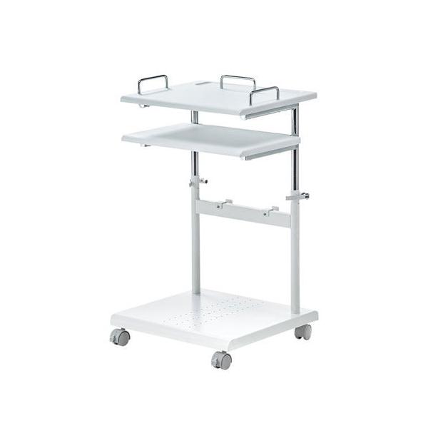 在庫状況：お取り寄せ/3日〜5日で出荷/2019年07月 発売/◆天板部の高さ変更が可能なプロジェクター台。◆機器などの設置に便利な中棚・下棚付き/[PR17]