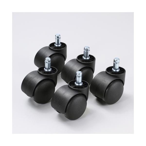 在庫状況：在庫僅少/2014年10月 発売/※対応チェアをお確かめの上、ご購入下さい。◆カーペット床上での使用に適したナイロン製のキャスター。◆サンワサプライ製の5本足のOAチェア用。/[SNCCAST5]