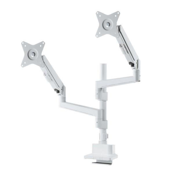 在庫状況：お取り寄せ/3日〜5日で出荷/2025年12月 発売/※対応サイズをお確かめの上、ご購入下さい。◆薄く、短いクランプで様々なデスクに設置できる!◆通常より高い位置にモニターを設置できる支柱タイプ◆目線の高さに合わせて、位置を変更で...