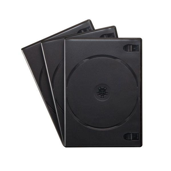 在庫状況：お取り寄せ/2021年10月 発売/◆メディアを3枚収納できる一般的なセルDVDと同じ厚さ14mmのDVDトールケース。◆表紙インデックスカードを付属。/[DVDTN303BKN]