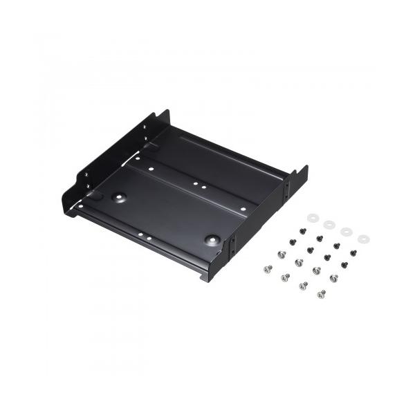 在庫状況：お取り寄せ/3日〜5日で出荷/2022年07月 発売/◆5インチベイに2.5インチSSD/HDDを二台、または3.5インチHDDを一台取り付けできる変換マウンタです。/[TKHD2]