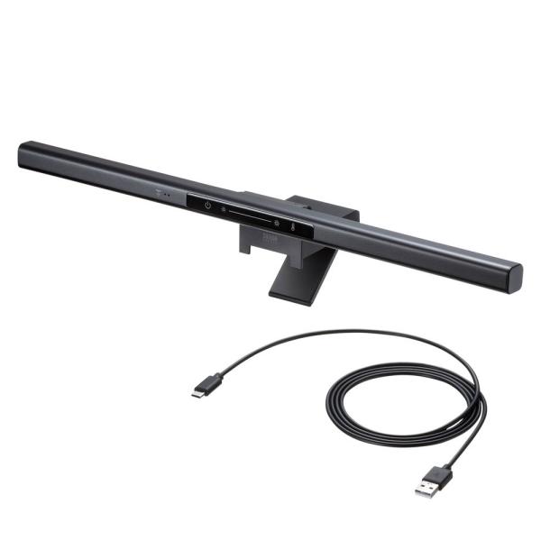 在庫状況：お取り寄せ/お届け：3〜4ヶ月/2024年10月 発売/◆ディスプレイ上部に引っ掛けるだけで設置でき、手元を明るく照らすモニターライトです。/[LEDCLP5UBK]