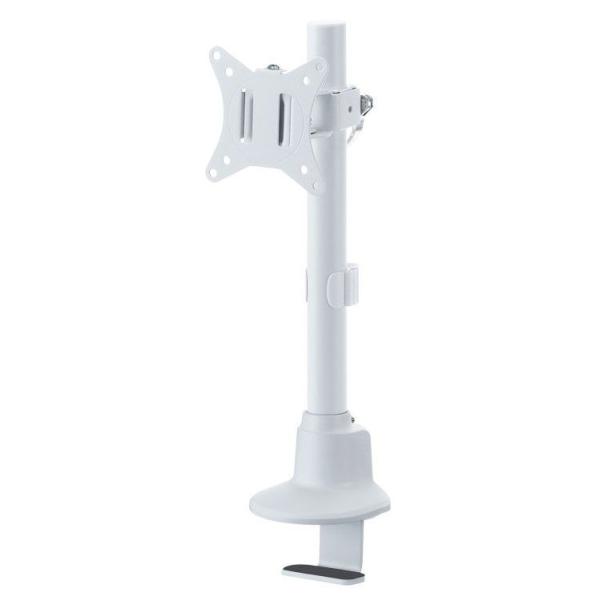 在庫状況：お取り寄せ/2026年02月 発売/※対応サイズをお確かめの上、ご購入下さい。◆薄く、短いクランプで様々なデスクに設置できる!◆背面の出っ張りが少ないフラット設計◆目線の高さに合わせて、位置を変更できる/[CRLAC115W]