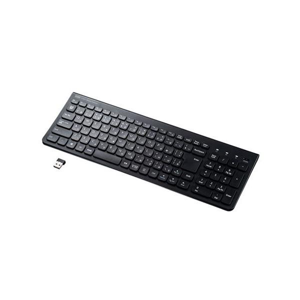 在庫状況：在庫僅少/2019年06月 発売/◆無駄を省いた薄型＆コンパクトなパンタグラフ式ワイヤレスキーボード◆テンキー付き■USB(ワイヤレス)接続【Windows】/[SKBWL31BK]