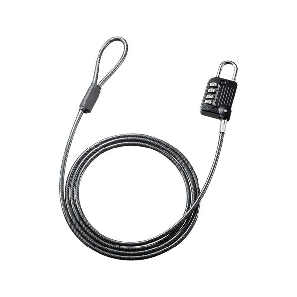 在庫状況：在庫僅少/2016年10月 発売/◆ワイヤーとダイヤル錠が一体になったセキュリティーワイヤーです。◆ワイヤーは錆びにくく設置物をキズつけにくい、ナイロンコーティング加工が施されています。◆ダイヤル錠は4桁ダイヤル式のため、鍵の紛失...