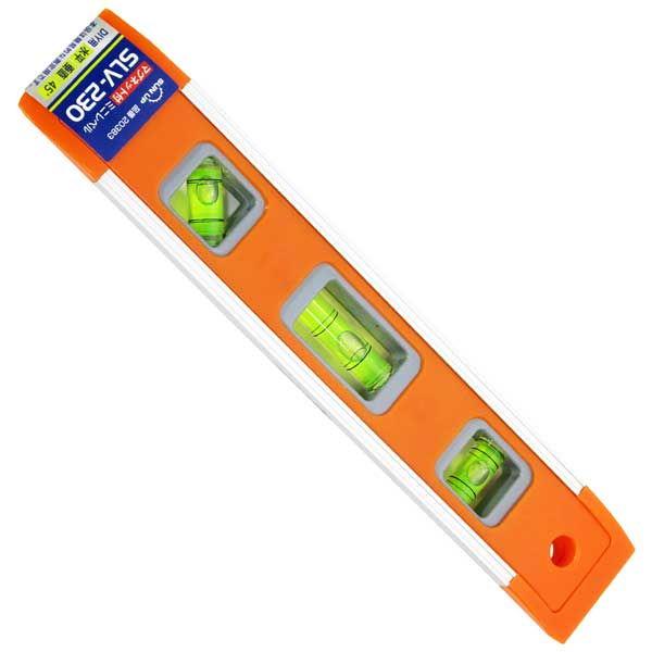 在庫状況：お取り寄せ/お届け：約1週間/◆建築・土木工事、日曜大工、家具、電化製品の据え付け時の水平、垂直、斜め45度等の測定に。◆スリム・小型で持ち運びに便利。◆工具箱や収納ケースに入れやすいコンパクトサイズ。/[SLV230SUNUP]