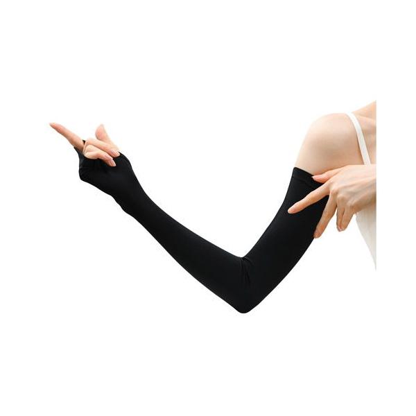 在庫状況：お取り寄せ/3日〜4日で出荷/◆ズレにくい超ロングUV手袋。◆手の動きに合わせて素材が伸縮。◆心地よく引き締めながら二の腕上部まですっぽり。/[UV3741オタフク]