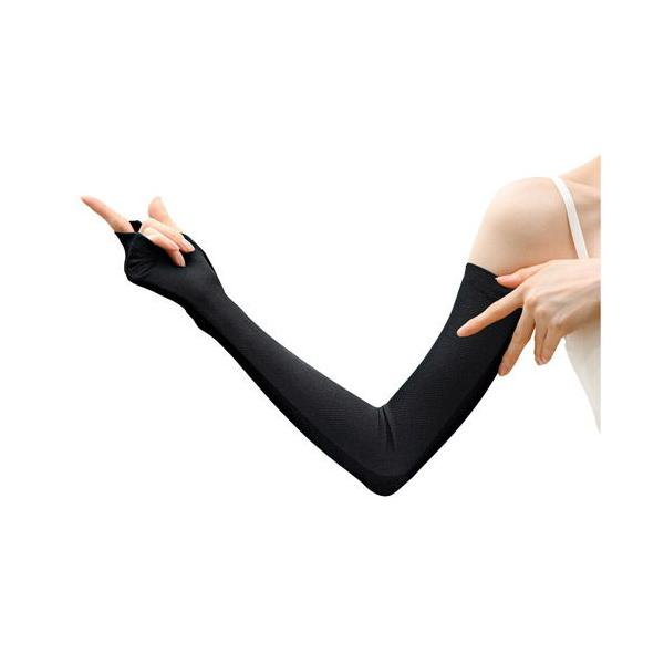 在庫状況：お取り寄せ/7日〜10日で出荷/◆ズレにくい超ロングUV手袋。◆手の動きに合わせて素材が伸縮。◆心地よく引き締めながら二の腕上部まですっぽり。/[UV3751オタフク]