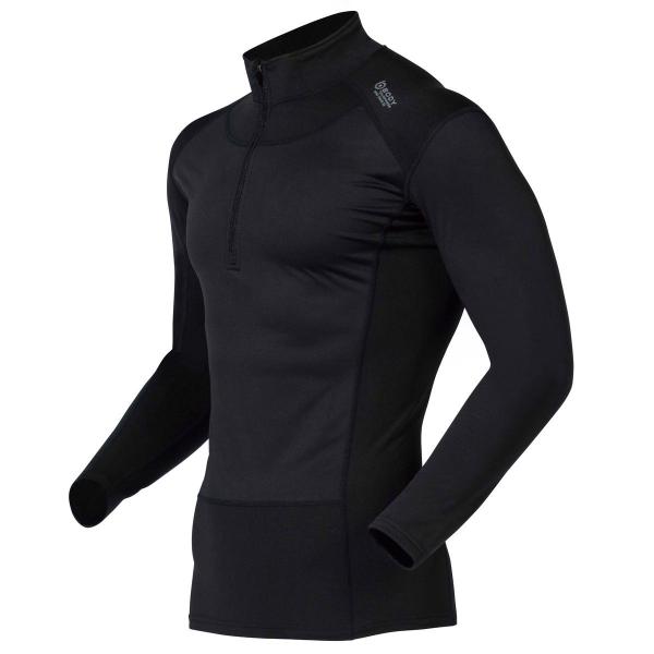 在庫状況：お取り寄せ/3日〜4日で出荷/◆風を打ち砕け!汗冷え軽減機能付き、防風コンプレッションウェア。◆体温を風から守る、ストレッチ防風ハイネックシャツ。◆ポリプロピレン生地はさらさらになり汗冷えを軽減。◆カラー：ブラック、サイズ：M/[...