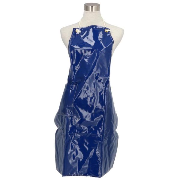 在庫状況：お取り寄せ/7日〜10日で出荷/◆光沢のある、鮮やかな色合いの防水エプロン。/[2110410]