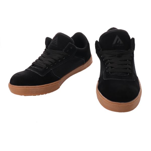 在庫状況：お取り寄せ/7日〜10日で出荷/◆まるでカジュアルシューズのような安全靴。◆先芯の膨らみを抑えたスリムトゥーな鋼鉄芯、仕事時からオフタイムまで使用可能。◆クッション性に優れた高反発素材のカップインソールを採用。/[FB801BK26]