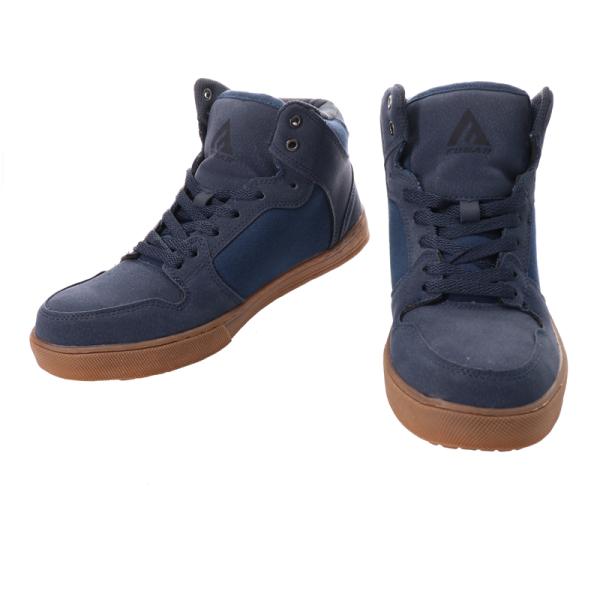 在庫状況：お取り寄せ/7日〜10日で出荷/◆まるでカジュアルシューズのような安全靴。◆先芯の膨らみを抑えたスリムトゥーな鋼鉄芯、仕事時からオフタイムまで使用可能。◆クッション性に優れた高反発素材のカップインソールを採用。/[FB822NV255]