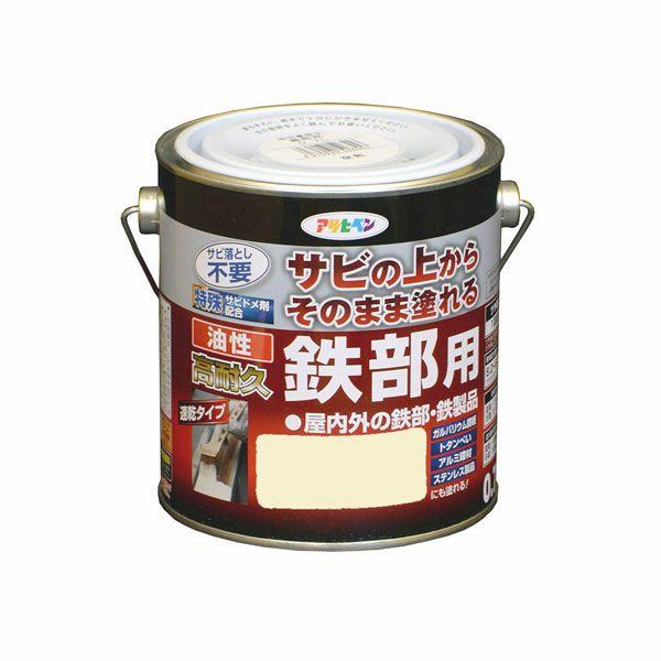 在庫状況：お取り寄せ/7日〜10日で出荷/※ポロポロと取れるようなサビは取り除く必要があります。◆サビの上からそのまま塗れる、サビドメ兼用の鉄部用塗料◆特殊防錆剤の配合により、サビを落とさずサビの上から直接塗れます。◆密着力が強く、ガルバリ...