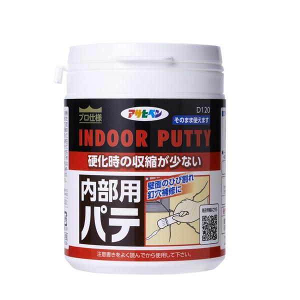 在庫状況：お取り寄せ/お届け：約2週間/◆硬化時の収縮が少ない。◆そのまま使える!◆肉やせが少なく、研磨性に優れています。/[D120アサヒペン]
