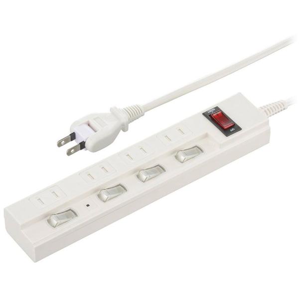 在庫状況：お取り寄せ/3日〜5日で出荷/◆精密機器を雷から守る雷ガードつき電源タップ◆雷軽減素子内蔵で落雷時のダメージを軽減◆一括集中スイッチ兼用過電流防止ブレーカー付き・コンセント差し込み口数：4個口・コード長：2m/[HSTPKV42W22]