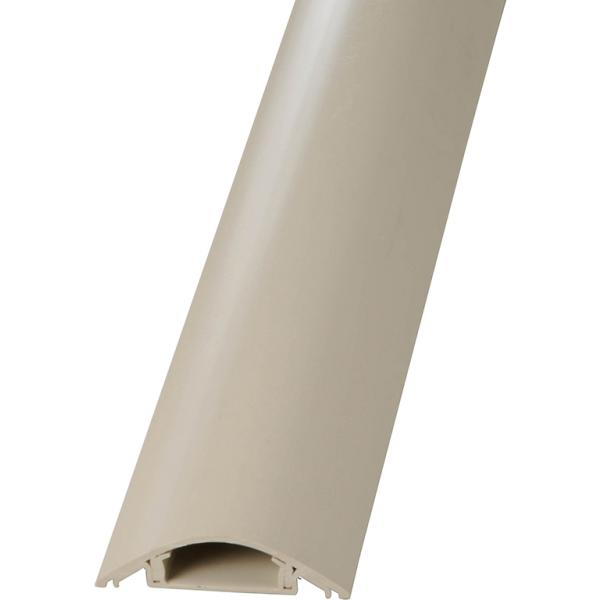 在庫状況：お取り寄せ/3日〜5日で出荷/※床面に貼り付ける場合は別売のモールテープを使用してください。◆床面での使用に最適なフラットタイプの配線モール/[DZPT21C]