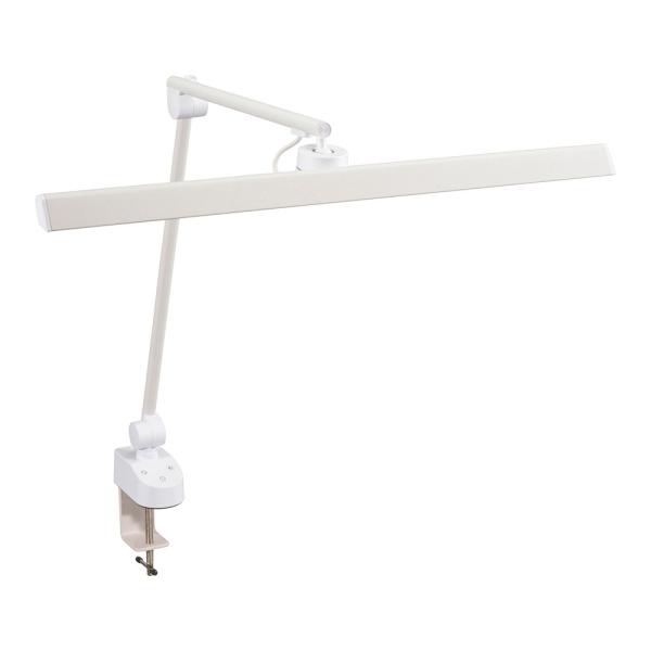 在庫状況：お取り寄せ/◆タッチ式無段階調光・3段階調色(白色/昼光色/電球色)◆直接目に光があたらない構造で手元が明るくなるように設計◆彩りあざやか、高演色性タイプRa95・JIS卓上照度規格：AA準拠・クランプ対応厚(約)：10mm以上5...