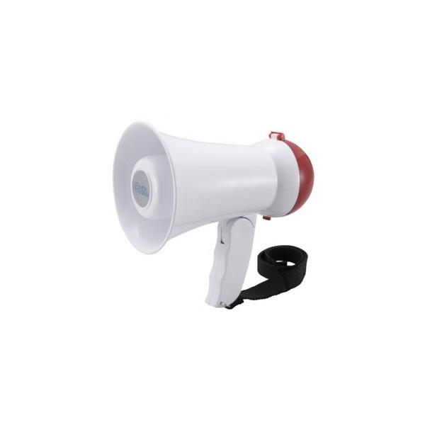 在庫状況：お取り寄せ/◆警報サイレン機能付きハンディマイク。スイッチ部を集中配置したので楽に操作できます。◆折りたたみグリップでコンパクト収納。持ち運びにも便利です。◆電源：単3形乾電池×6本(別売)◆連続使用時間：約6時間(新品アルカリ乾...