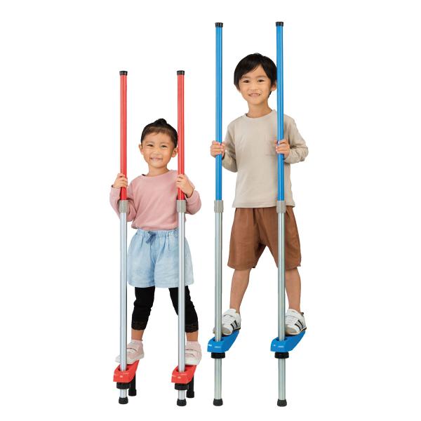 在庫状況：お取り寄せ/2022年02月 発売/※画像はイメージです。実際の商品とは異なる場合がございます。※同一と思われるお客様より大量のご注文をいただいた場合、ご注文をお取り消しとさせていただく場合がございます。スポーツ竹馬 2段式 青 です。