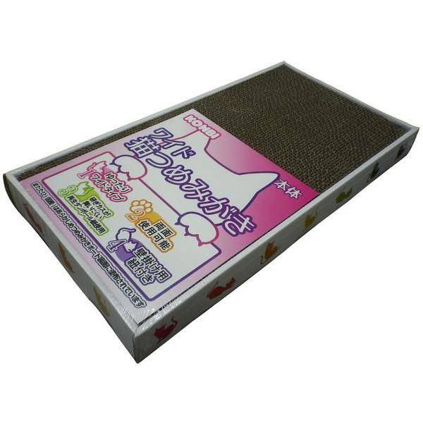 在庫状況：お取り寄せ/7日〜10日で出荷/※仕様やパッケージは、リニューアルなどの理由で変更になっている場合がございます。予めご了承下さい。◆研ぎカスが舞いにくい再生ダンボール紙を使用したゆったりワイドタイプの猫専用つめみがき。◆壁掛け用の...