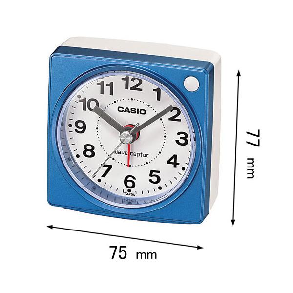 在庫状況：在庫僅少/2014年09月 発売/◆スヌーズアラームをONにした際は秒針が停止するので、睡眠時コチコチ音が気になりません。◆サイズ：77×75×40mm◆電波受信機能　◆電波受信結果確認　◆電波受信OFF機能　◆電子音アラーム　◆...