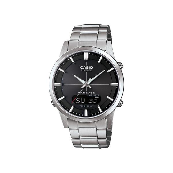 在庫状況：在庫僅少/2014年08月 発売/◆ケースサイズ：46.4×39.5mm◆5気圧防水◆ケース/バンド素材：ステンレス◆電波受信機能　◆ワールドタイム　◆ストップウオッチ　◆タイマー