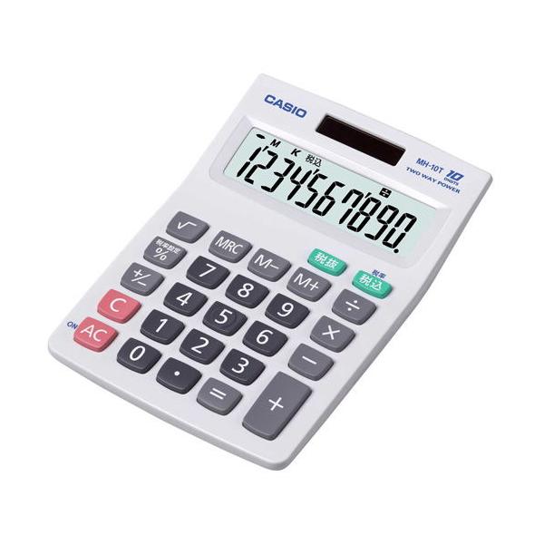 在庫状況：在庫あり/2006年09月 発売/ミニジャストタイプ、10桁表示、税計算機能、計算状態表示、早打ち対応。ソーラー・電池電源(2Wayパワー)、プラスチックキー。/[MH10TN]