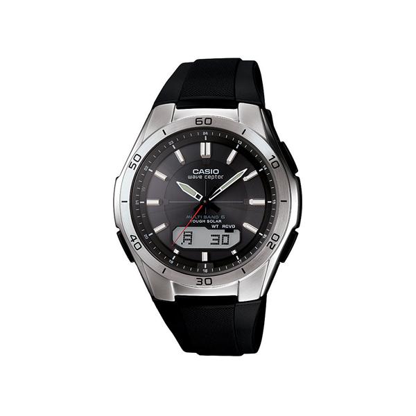 在庫状況：在庫僅少/2013年09月 発売/◆ケースサイズ：52.0×43.5mm◆10気圧防水◆ケース/バンド素材：樹脂、ステンレス/樹脂◆電波受信機能　◆ワールドタイム　◆ストップウオッチ　◆タイマー